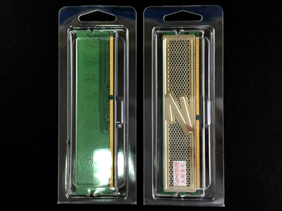 ddr plastic box packaging ram memory clamshell 1854