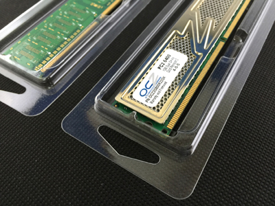 ddr plastic box packaging ram memory clamshell 1854