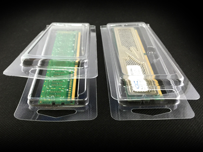 ddr plastic box packaging ram memory clamshell 1854