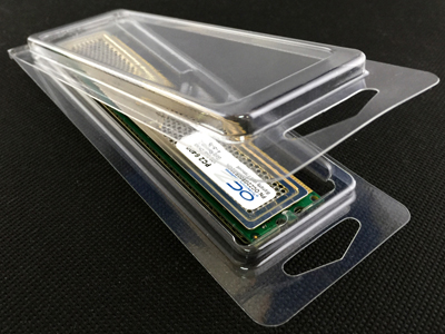 ddr plastic box packaging ram memory clamshell 1854