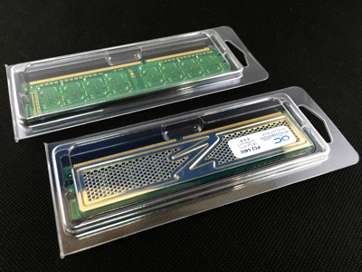 ddr plastic box packaging ram memory clamshell 1854