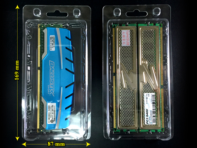 dram memory module ddr4 ddr long dimm esd package blister clamshell ...