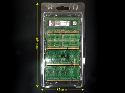 dram memory module ddr4 ddr long dimm esd package blister clamshell ...