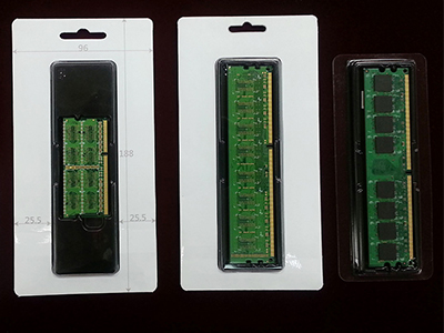dram memory module box package plastic blister clamshell tray ddr3 ddr2 ...
