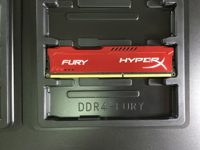 ddr4 fury memory ram module clamshell tray W180058