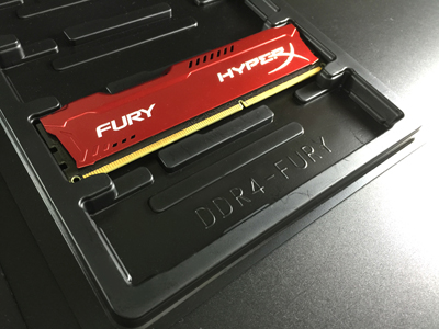 ddr4 fury memory ram module clamshell tray W180058