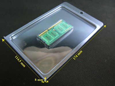 ddr plastic box packaging ram memory clamshell 1855