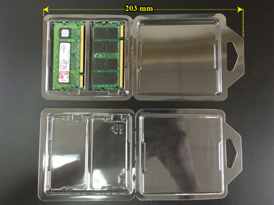 ddr packaging memory ram module plastic box 2ct so dimm 2113