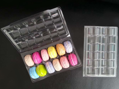 Macaroon packaging Macaron plastic box clamshell