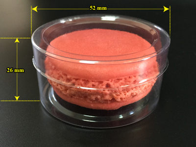 Macaroon packaging Macaron plastic box clamshell