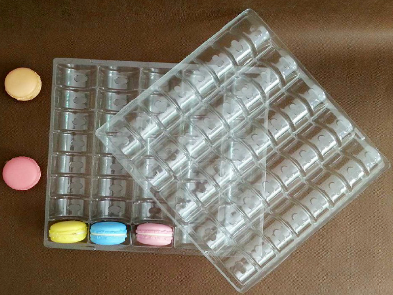 Macaroon packaging Macaron plastic box clamshell