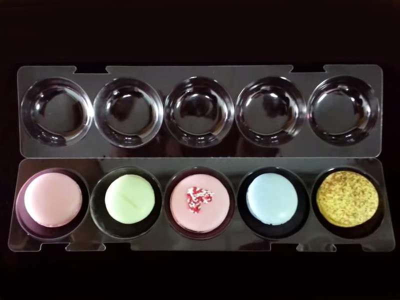 Macaroon packaging Macaron plastic box clamshell