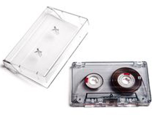 MPK audio cassette jewel case clamshell box album plastic packaging