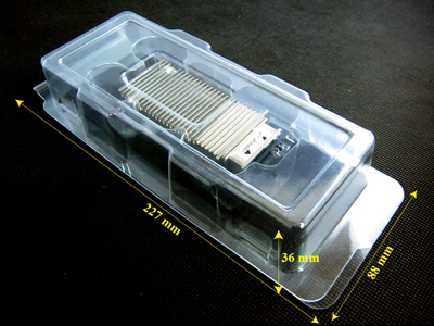 2102001 x2 transceiver clamshell packaging plastic box blister case