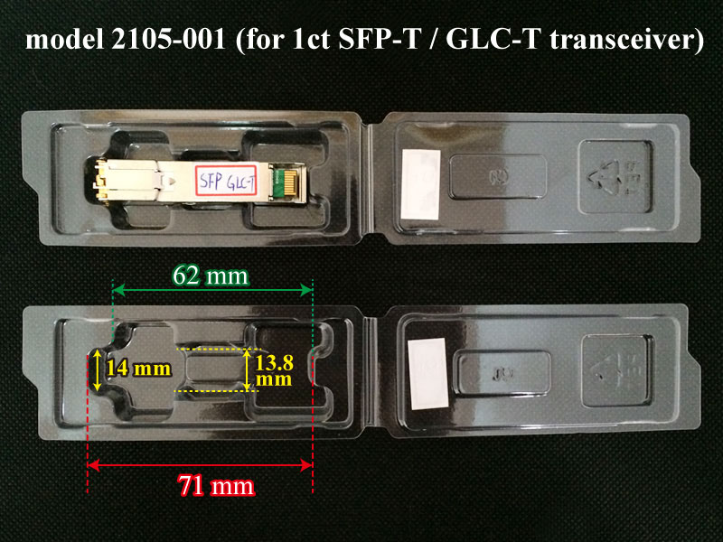 2105001 transceiver packaging plastic box clamshell cisco 1000base t ...