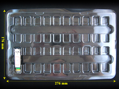 20ct SFP clamshell tray packaging plastic box 1955