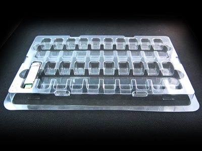20ct SFP clamshell tray packaging plastic box 1955