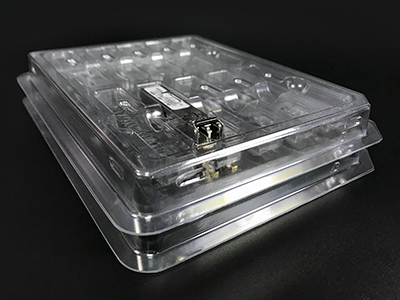 10ct SFP clamshell tray packaging plastic box mpk memorypack