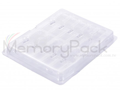 10ct SFP clamshell tray packaging plastic box mpk memorypack
