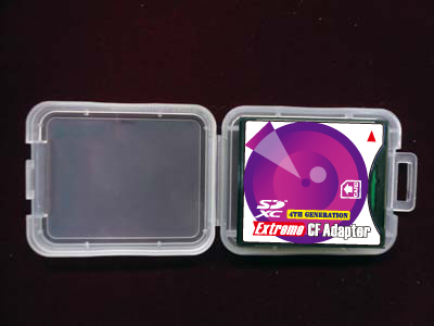 cf sd memory card case adapter plastic jewel box blister clamshell