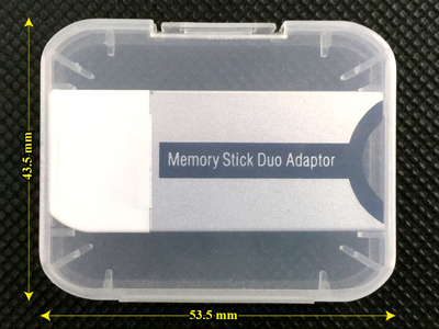 cf sd memory card case adapter plastic jewel box blister clamshell