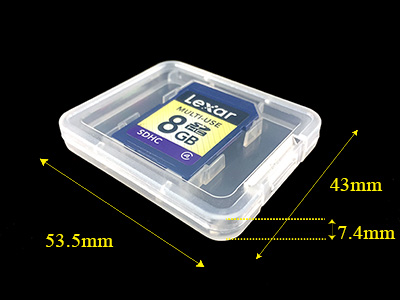 sd memory card mini case jewel box