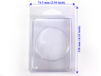 MPKWAXR01LY MPK Soap Making Supplies round cavity clamshell mold mould ...