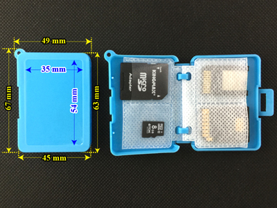 sa5k memory card storage box album micro sdhc sdxc ms pro duo emmc m2 ...