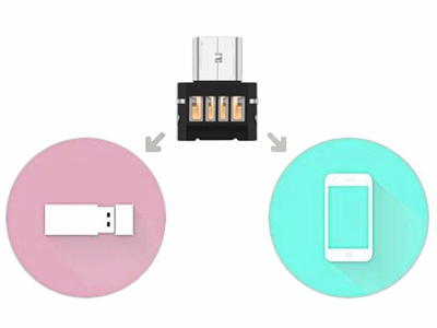 Android smartphone micro usb otg adapter connecter converter