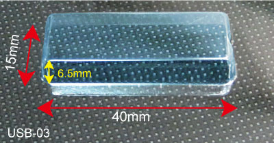 twist usb packaging plastic box clamshell blister box