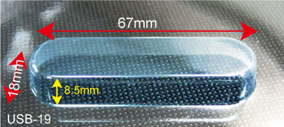 twist usb packaging plastic box clamshell blister box