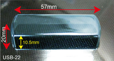 twist usb packaging plastic box clamshell blister box