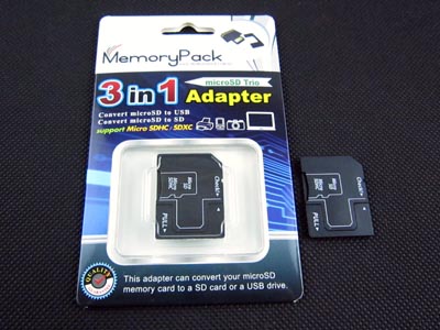 microSD trio 3 in 1 adapter reader MPK-TF3IN1USB