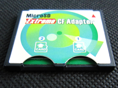 2 micro sd to cf adapter reader 2MSDCF-c01