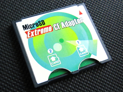 2 micro sd to cf adapter reader 2MSDCF-c01