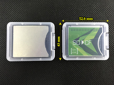 YK1 CF typeI CF typeII compactflash memory card mini case jewel box ...