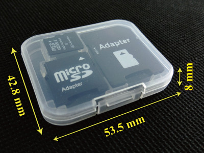 memory card mini case jewel box cf microsd sd
