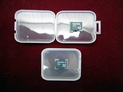 sandisk micro sdxc sdhc memory card adaptor plastic case jewel box