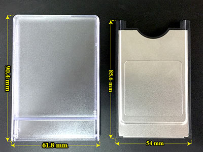 YK-10 sd pcmcia cf pcmcia memory card mini case jewel box
