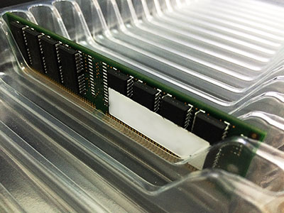 50ct 72 pin simm memory module box package blister clamshell tray