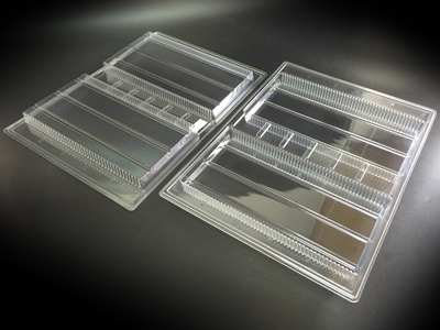 esd packaging memory ram module dimm plastic box clamshell tray 2128