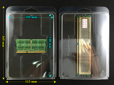 1930-1 ram memory module packaging plastic box ddr3 ddr2 ddr1 long dimm ...