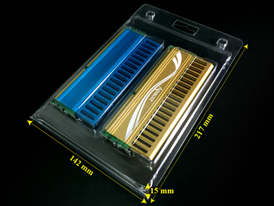 memory ram module packaging ddr plastic box clamshell 1817