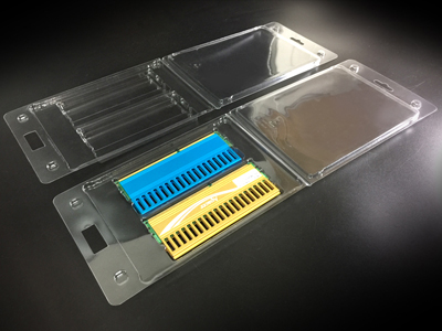 memory ram module packaging ddr plastic box clamshell 1817