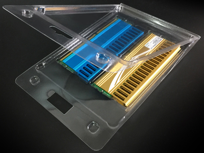 memory ram module packaging ddr plastic box clamshell 1817