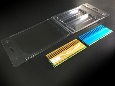 memory ram module packaging ddr plastic box clamshell 1817