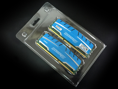 1817-002 crucial memory ram module plastic box packaging