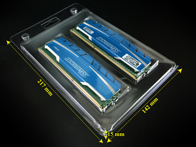 crucial memory ram module plastic box packaging 1817033