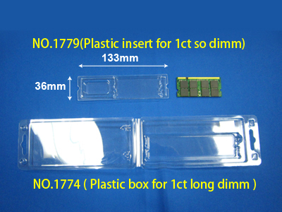 1ct dram memory module ddr3 ddr2 ddr1 so dimm plastic box esd package ...