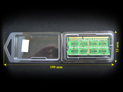 MPK 1974 memory packaging so dimm ram module plastic box ddr clamshell esd